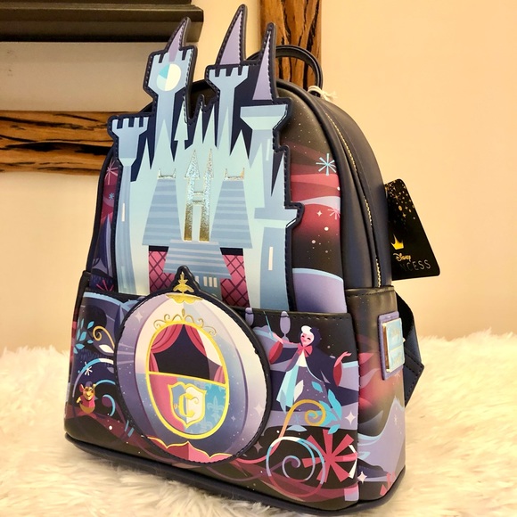 Loungefly | Bags | Loungefly Disney Cinderellas Castle Mini Backpack ...